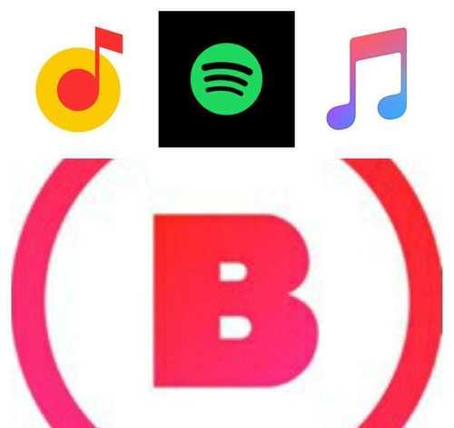 Spotify/Apple music/Yandex music/Boom