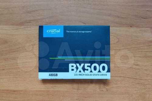 480Gb SSD накопитель Crucial BX500 Новый Гарантия