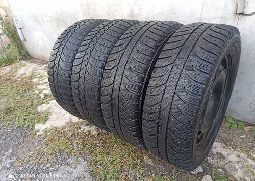 Зима Bridgestone Япония + Штампы 5x100 Polo VW R14