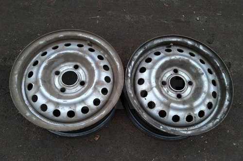 R14 4x100 5.5J ET45 Dia57.1 Trebl 2шт