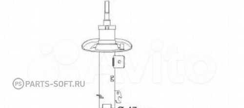 KYB 339710 Амортизатор подвески передн лев peugeot 207 06, 207 SW 07