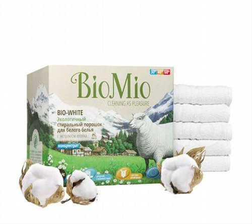 BioMio Стиральный порошок BIO-white с экстрактом хлопка, 1,5 кг