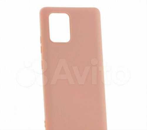 Чехол-накладка Samsung Galaxy S10 Lite Derbi Slim Silicone-3 розовый песок