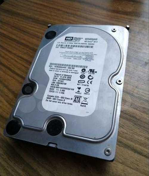 WD6400aaks HDD жесткий диск 640gb