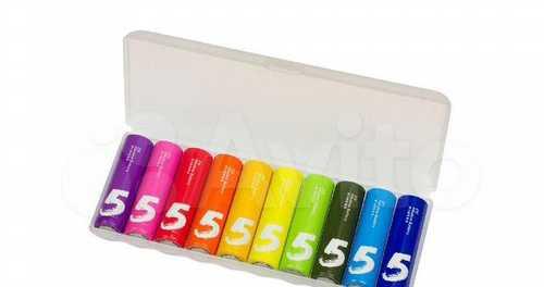 Батарейки алкалиновые ZMI ZI5 Rainbow AA batteries (10 шт.)