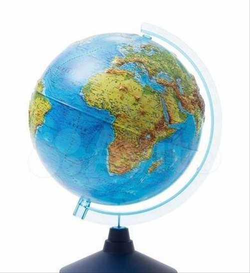 Глобус Globen физико-политический рельефный, с подсветкой, 250 мм (INT12500287)