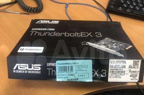 PCI-контроллер Asus ThunderboltEX 3