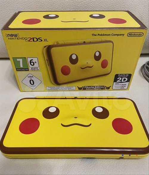 New nintendo 2DS XL Pikachu edition