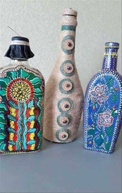 Оформление бутылки