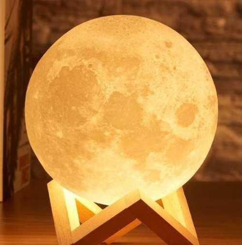 Светодиодная лампа в виде луны