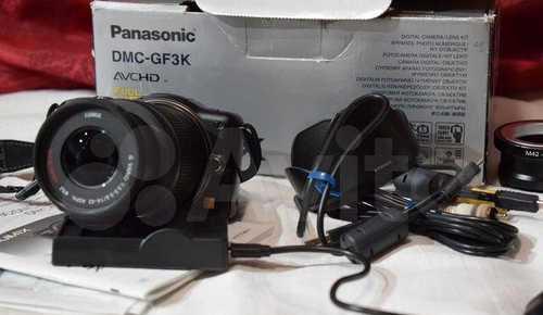 Panasonic Lumix DMC-GF3K кит + Объектив 35мм