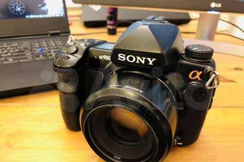Sony A900 полнокадровая+объектив 50 1.4