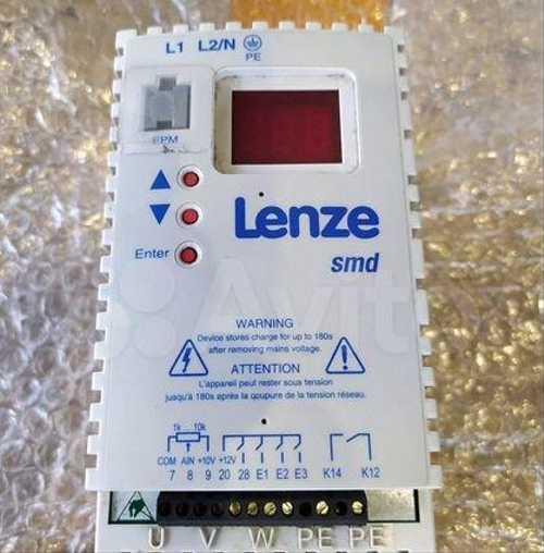 Частотный преобразователь lenze SMD 0.37 кВт*220В