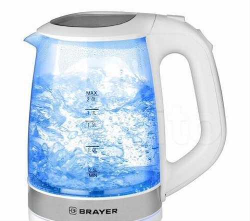 Чайник электрический brayer BR1040WH