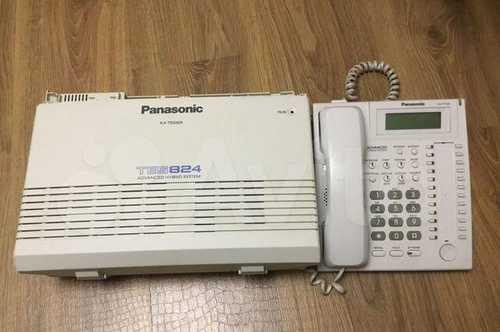 Мини-атс Panasonic TES824 (6х16) + KX-T7735