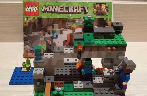 Конструктор lego Minecraft 21141 Пещера зомби