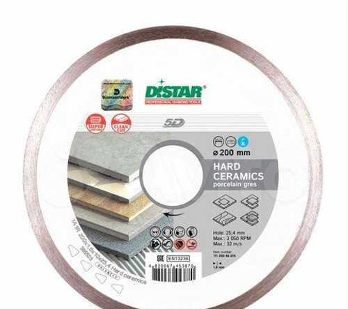 Алмазный диск по керамограниту, плитке, кафелю 200 мм Hard Ceramics DiStar 5D
