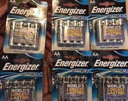 AA - Energizer Ultimate Lithium L91 FR6 (4 штуки)