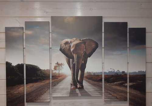 Картина на Холсте "Слон"