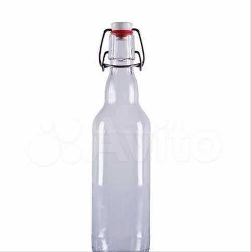 Бугельная бутылка 0,5 прозрачная 2 шт
