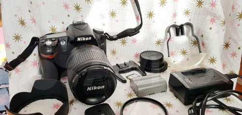Nikon D90 объектив, вспышка + много всего