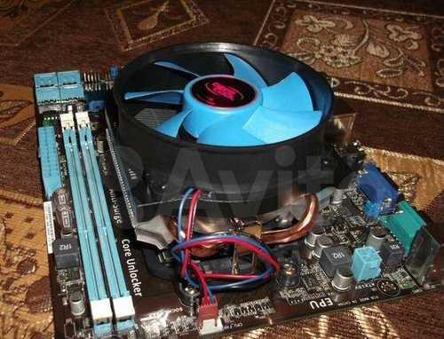 AMD Phenom II X4 965 Black Edition+мать+8гб ddr3