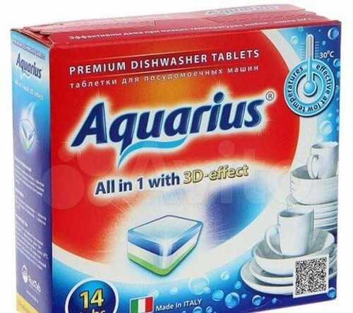 Aquarius All in 1 таблетки для посудомоечной машины, 14 шт