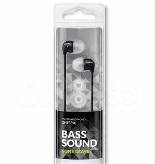 Наушники Philips Bass Sound SHE3590