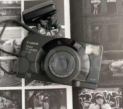 Плёночный фотоаппарат canon prima zoom mini captio