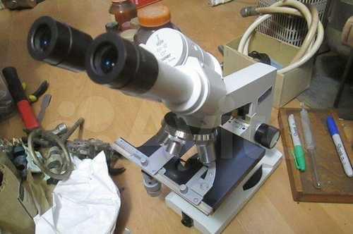Бинокулярный микроскоп микмед-1 новый
