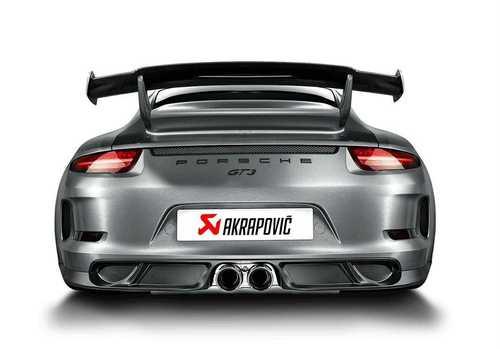 Akrapovic карбоновый диффузор для porsche 991 GT3