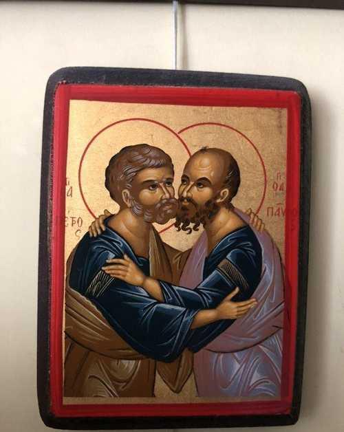 Икона греческая Св. апостолы Пётр и Павел