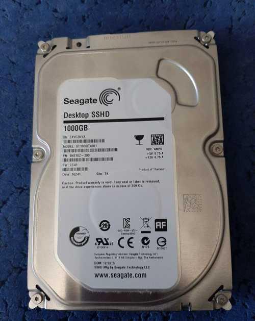 Гибридный жёсткий диск sshd seagate 1000GB (1TB)