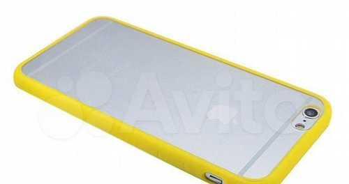 Чехол-накладка для iPhone 6\6S (4.7) SGP Slim Armor TPU+PC желтый