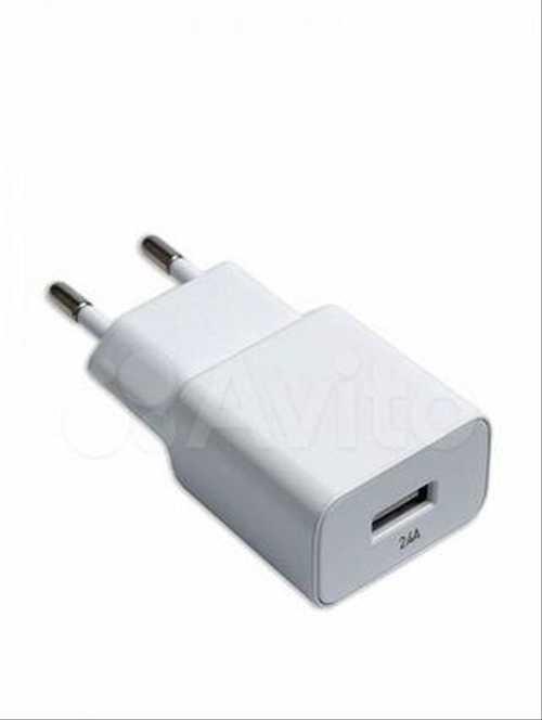 Сетевой адаптер 1USB 2.4A Exployd Classic White