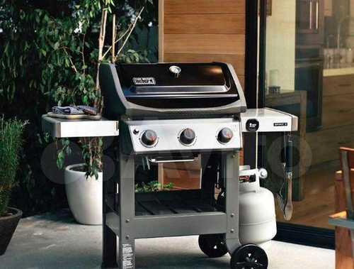Газовый гриль Weber Spirit II E-310 GBS черный