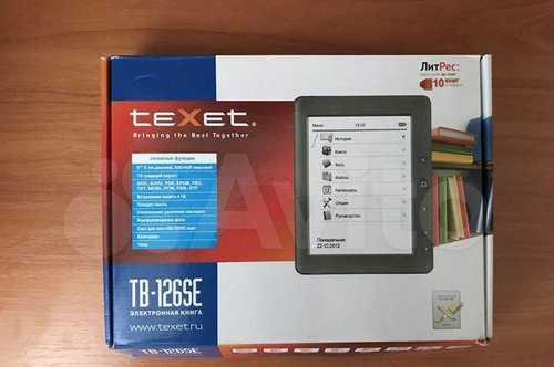 Электронная книга teXet TB-126SE
