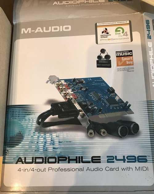 Звуковая карта M-Audio Audiophile 2496
