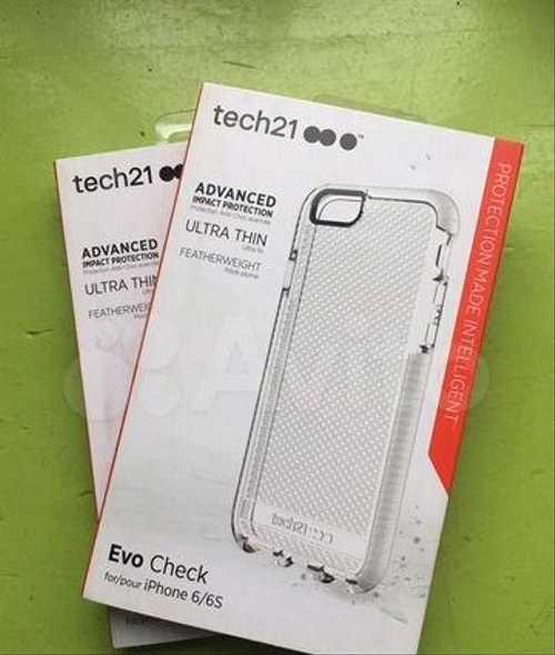 Чехлы американские для iPhone 6/6s tech21 EvoCheck