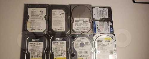 9 HDD, жесткие диски