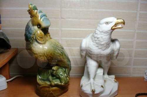 Попугай Орел Сокол Германия фарфоровая статуэтка