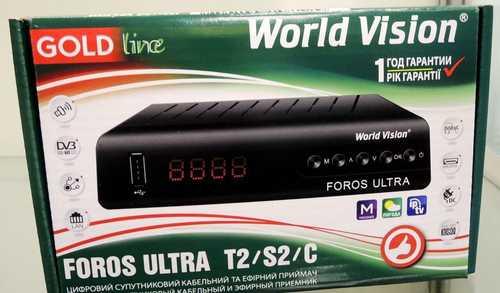 World Vision Foros Ultra Комбинированный DVB-T2