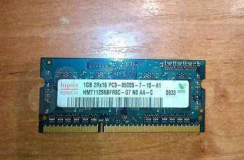 RAM SO-dimm Hynix DDR3 1024/8500/1066