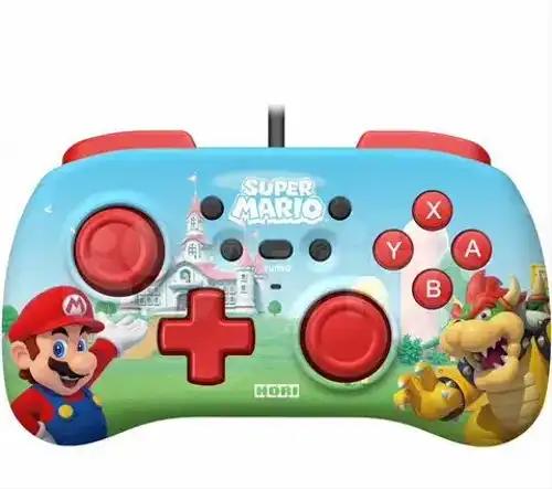 Контроллер hori проводной horipad mini для NS (Super Mario) NSW-276U