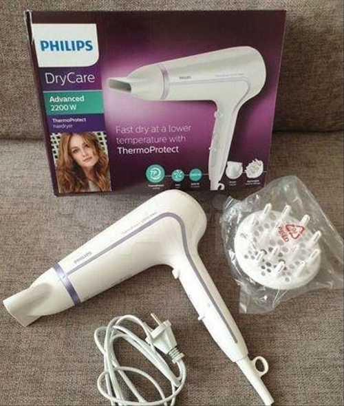 Фен Philips DryCare Advanced BHD170/00, белый