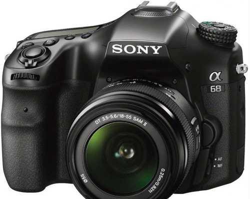 Фотоаппарат Sony Alpha a68 (ILC-A68K) Kit 18-55