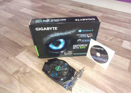 Видеокарта gigabyte GeForce GTX 650 (GV-N650OC-2GI