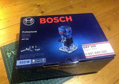 Кромочный фрезер Bosch GKF 550 как новый, гарантия