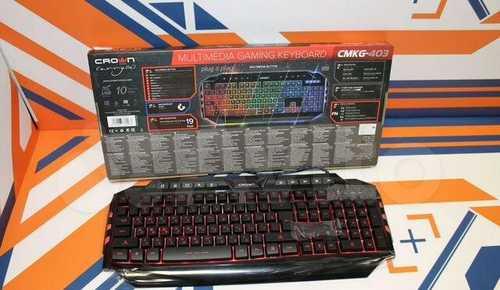 Игровая клавиатура Crown RGB