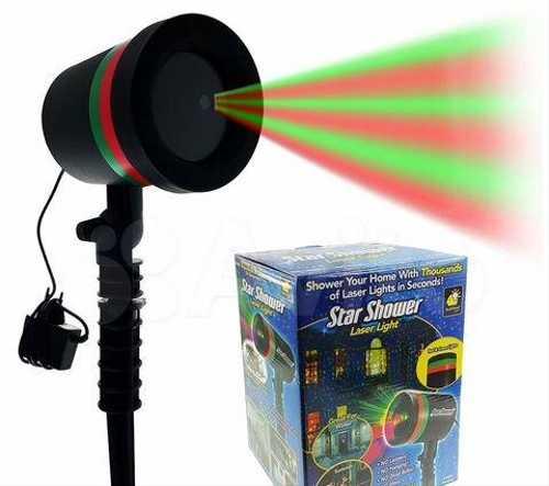 Новогодний Лазерный проектор Звёздный дождь